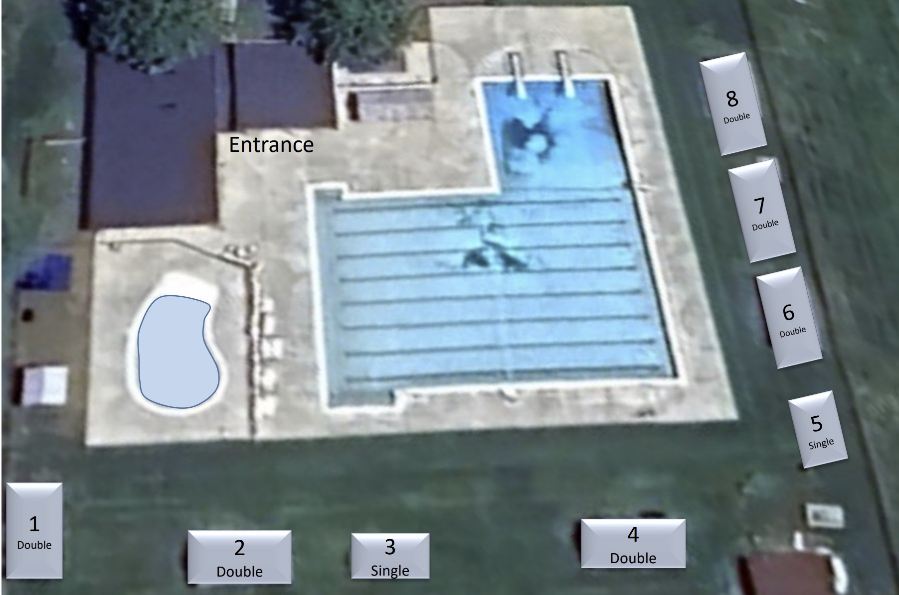 Pavilion Map – West Howard Swim Club